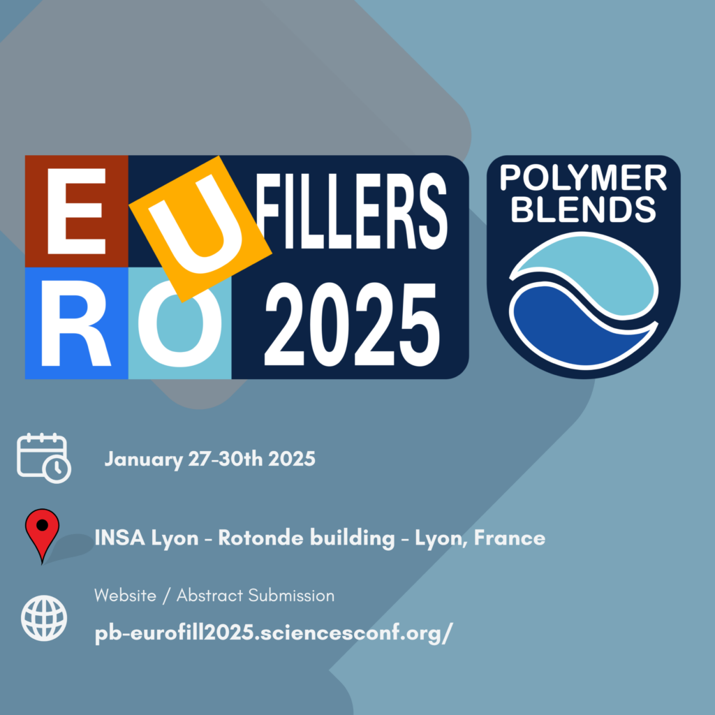 Conférence Polymer Blends & Eurofillers 2025 - IMP